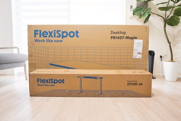 電動昇降式デスク『FlexiSpot E7H』レビュー｜進化したコの字型フレームで安定感が向上 | cotolia